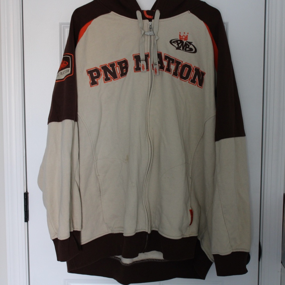 Pnb Nation Men’s Embroidered Graphic Hoodie - Gem